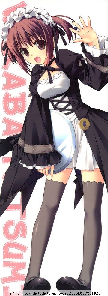 萌系少女moegirl图片_动漫卡通_插画绘画-图行天下素材网